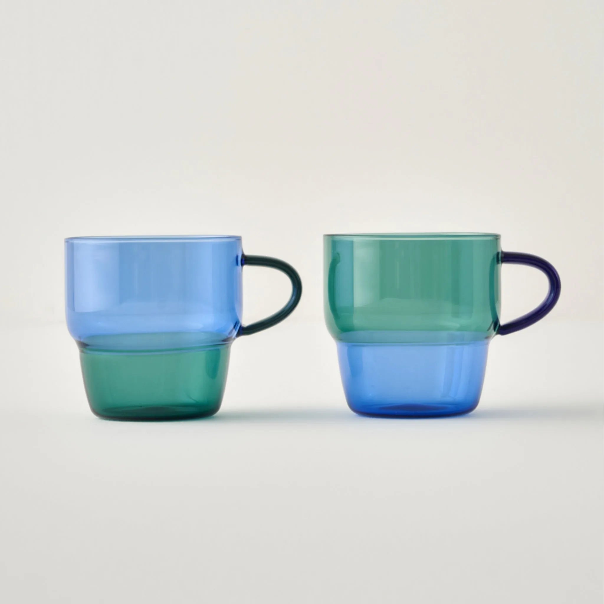 Castel Glass Mug Set (2-Pack) - Bella Maison